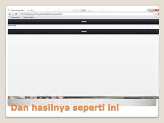 Hello World in jQuery-DeviMulyani | PPT