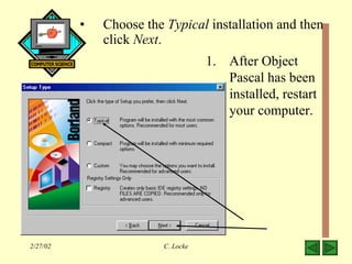 Hello world pascal tutorial | PPT