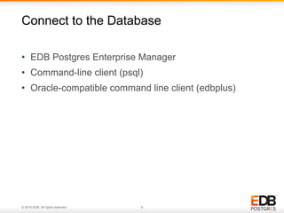 Hello World with EDB Postgres | PPT