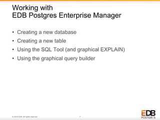 Hello World with EDB Postgres | PPT