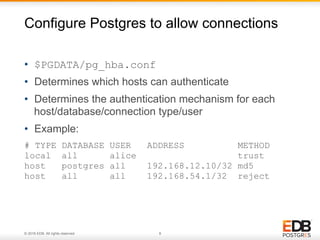Hello World with EDB Postgres | PPT