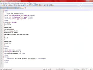Hello world with j query seni yuliarini | PPTX