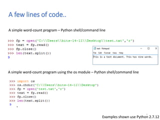 Hello World! with Python | PPTX | Programming Languages | Computing