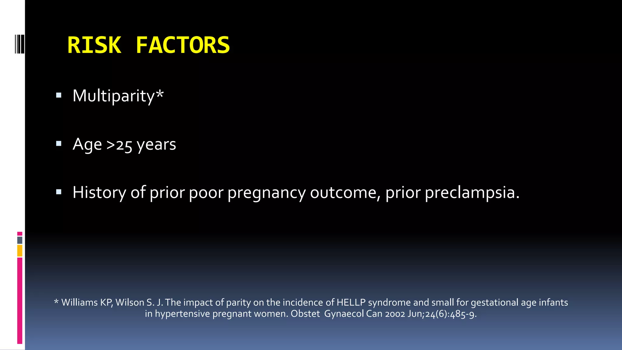 HELLP SYNDROME | PPTX