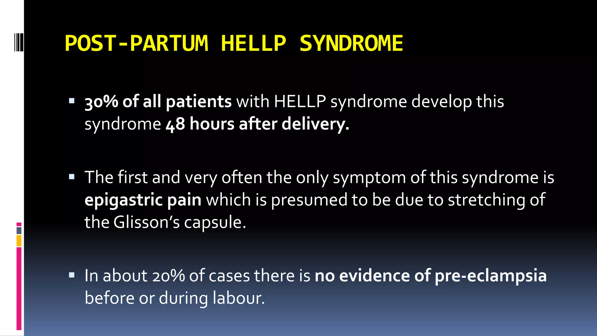 HELLP SYNDROME | PPTX
