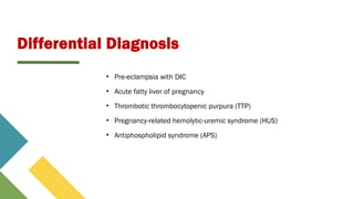 Diagnosis and Management of HELLP syndrome in pregnancy | PPTX