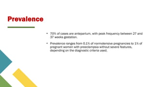 Diagnosis and Management of HELLP syndrome in pregnancy | PPT