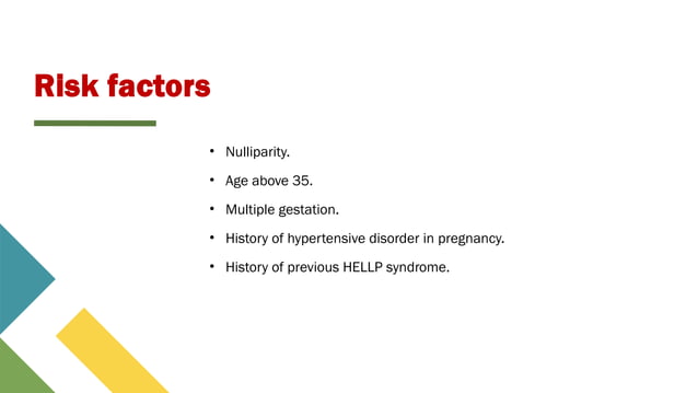 Diagnosis and Management of HELLP syndrome in pregnancy | PPT