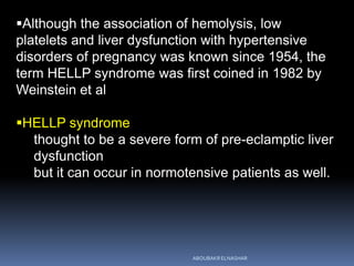 HELLP SYNDROME | PDF