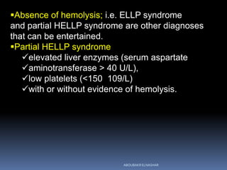 HELLP SYNDROME | PDF