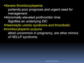 HELLP SYNDROME | PDF