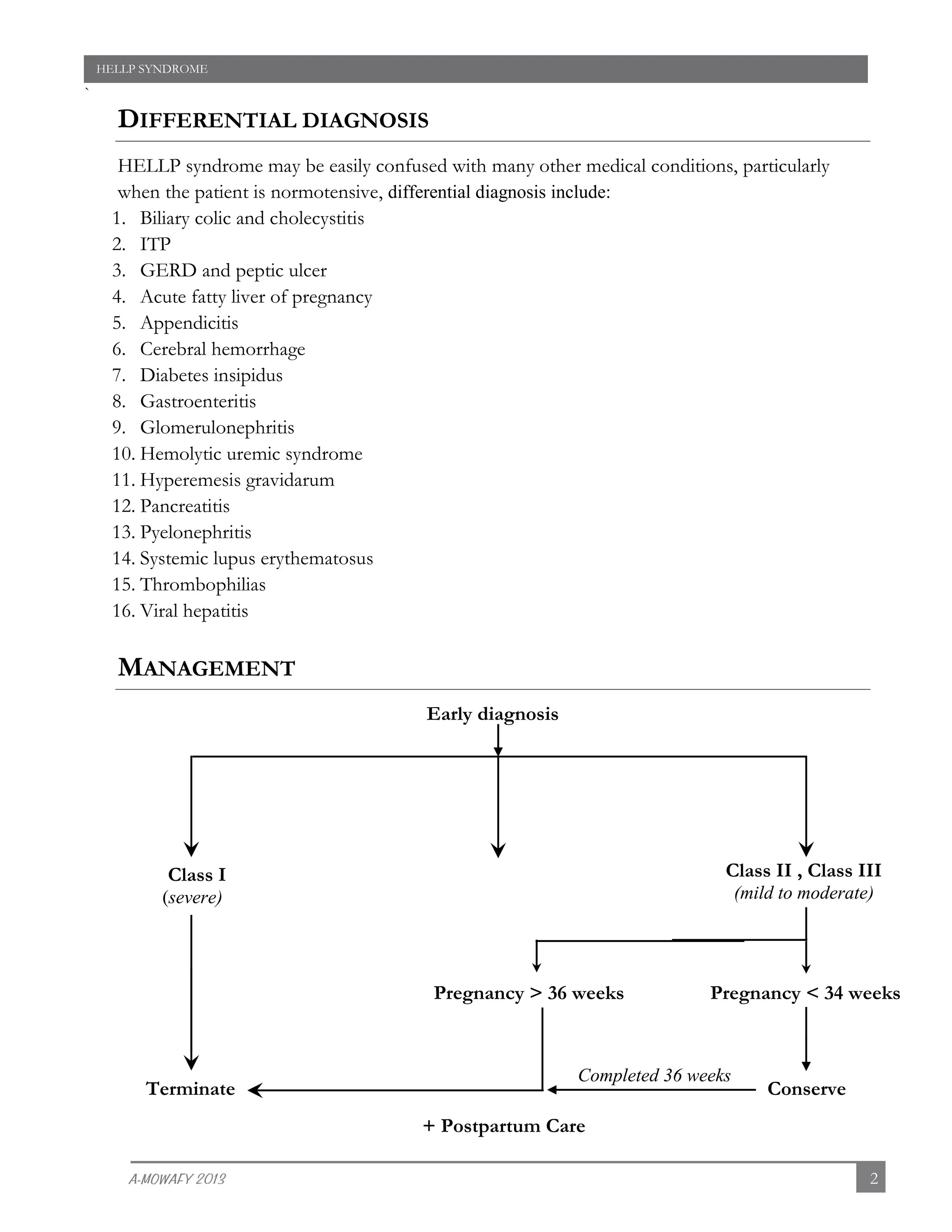HELLP syndrome | PDF