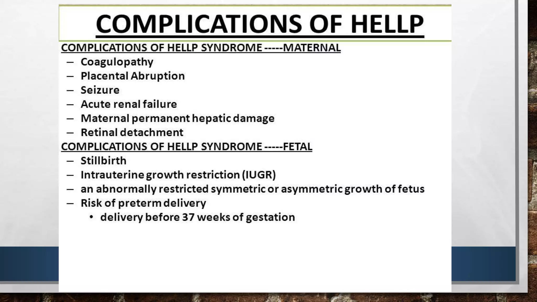 Hellp syndrome | PPTX