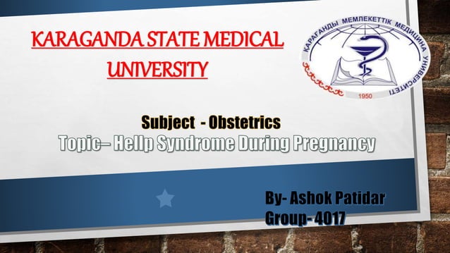 Hellp syndrome | PPTX