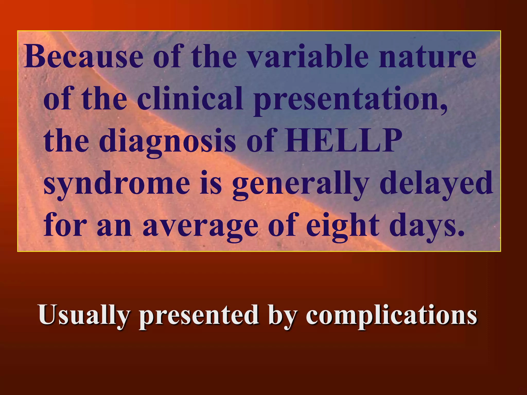 HELLP syndrome | PPT