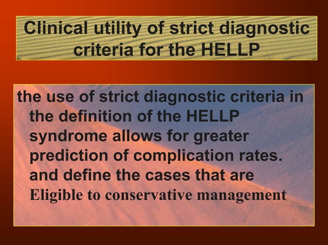 HELLP syndrome | PPT