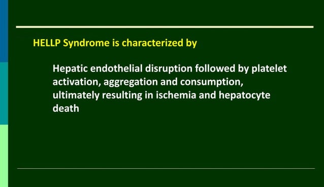 Hellp syndrome | PPT | Pregnancy | Reproductive Health