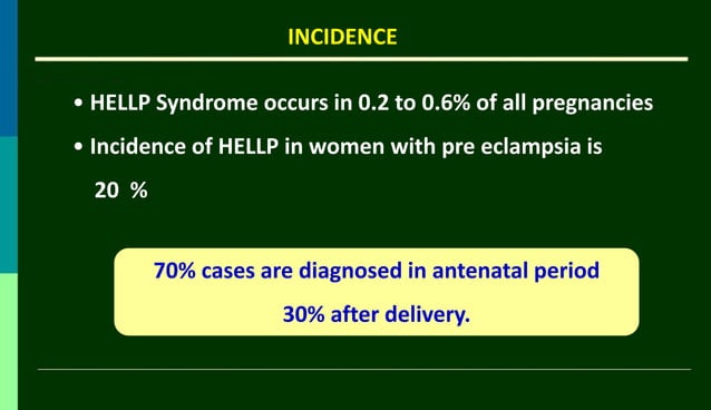Hellp syndrome | PPT | Pregnancy | Reproductive Health