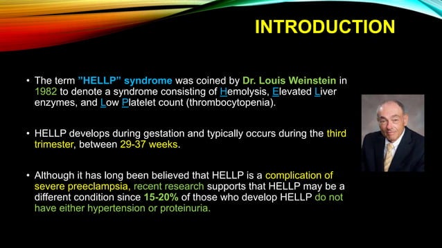 HELLP syndrome is a pregnancy complication. It is a type of ...