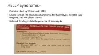 HELLP SYNDROME.pptx....................... | PPTX