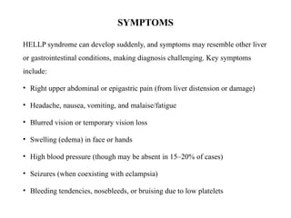 HELLP SYNDROME-RARE COMPLICATION OF PREGNANCY | PPTX