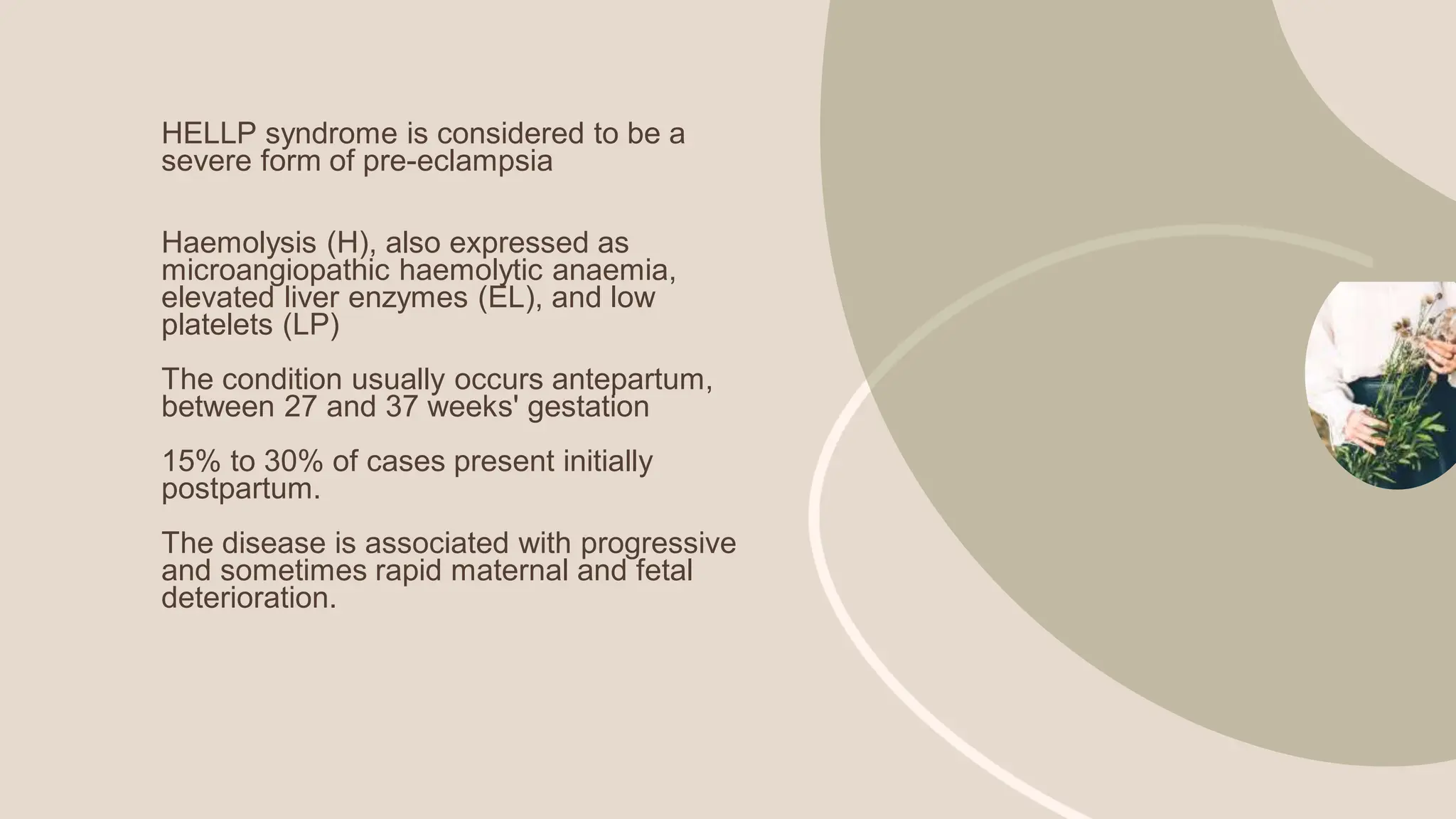 HELLP Syndrome Powerpoint from the perspective of obgyn | PDF