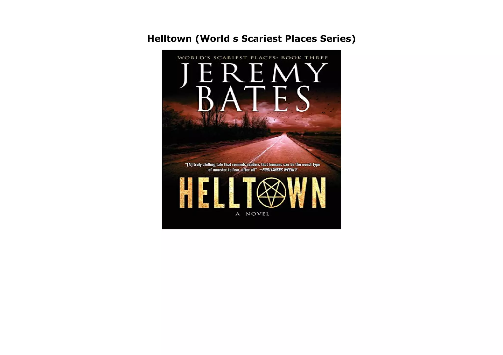 Helltown (World s Scariest Places Series) | PDF