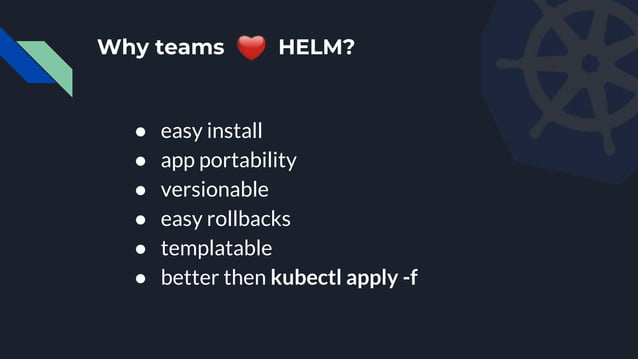Helm - Package manager in K8S | PPT