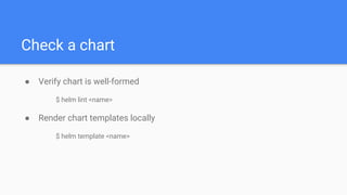 Helm – The package manager for Kubernetes | PDF