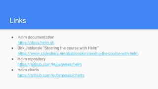 Helm – The package manager for Kubernetes | PDF