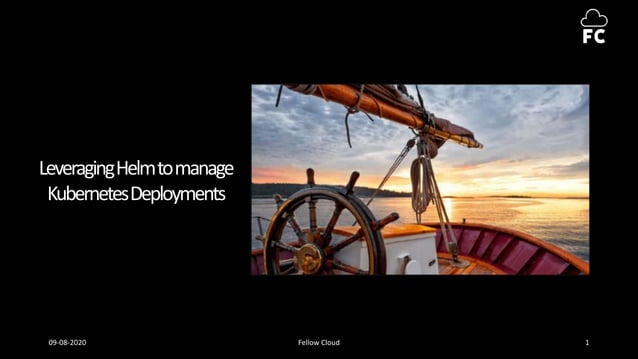 Leveraging Helm to manage Deployments on Kubernetes | PPT