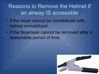 Helmet Removal And Fitting Powerpoint 1 [1] | PPT