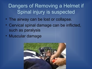 Helmet Removal And Fitting Powerpoint 1 [1] | PPT