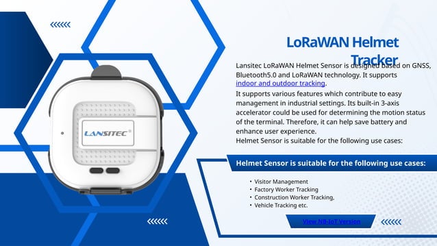 Helmet Hard Hat Tracker Sensor - Construction Site Employee Tracking | PPT