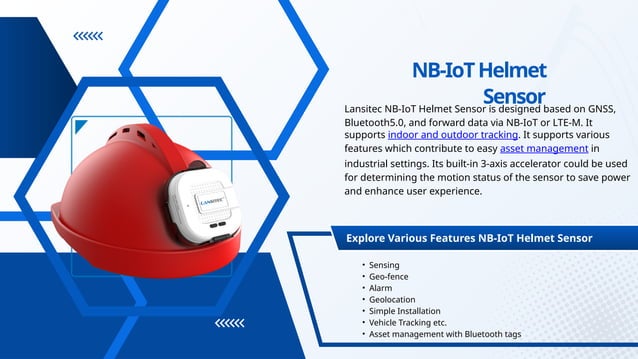 Helmet Hard Hat Tracker Sensor - Construction Site Employee Tracking | PPT