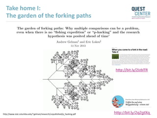 Excursions into the garden of the forking paths | PPTX
