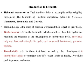 helminth-introduction medical parasitology .pptx