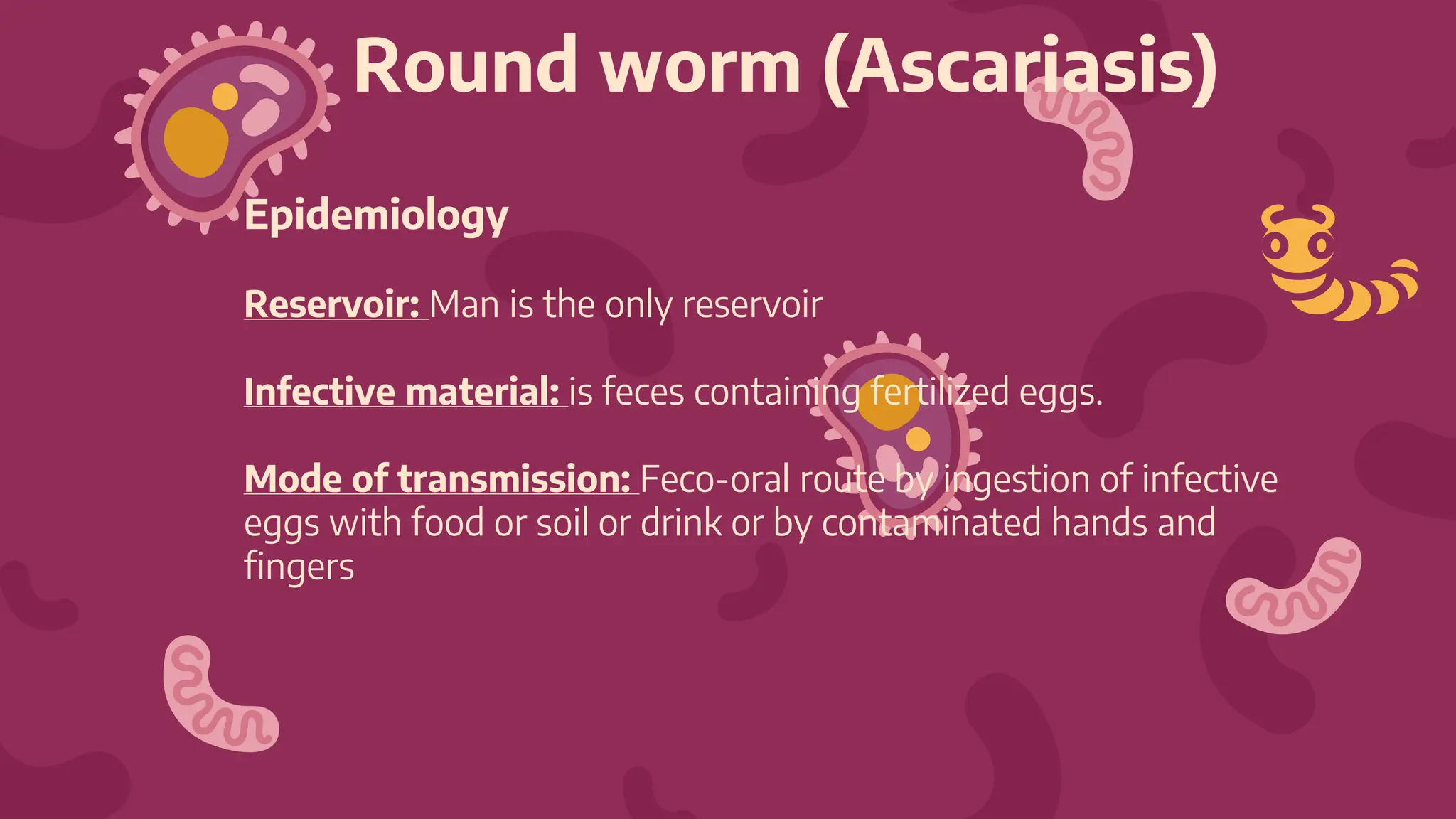 Helminthiasis or Worm infestation in Children for Nursing students | PPTX