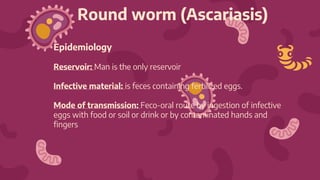 Helminthiasis or Worm infestation in Children for Nursing students | PPTX