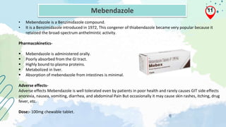 Anthelmintic Drugs ( antihelminthics) .pptx