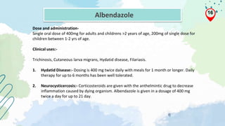 Anthelmintic Drugs ( antihelminthics) .pptx