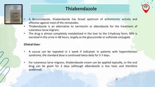 Anthelmintic Drugs ( antihelminthics) .pptx