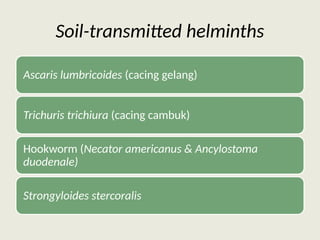 Epidemiology Helminthiasis I Nematoda.pptx