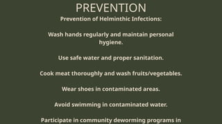 HELMINTHIC DISEASES - MRS. EMY/PPT -WORM | PPTX