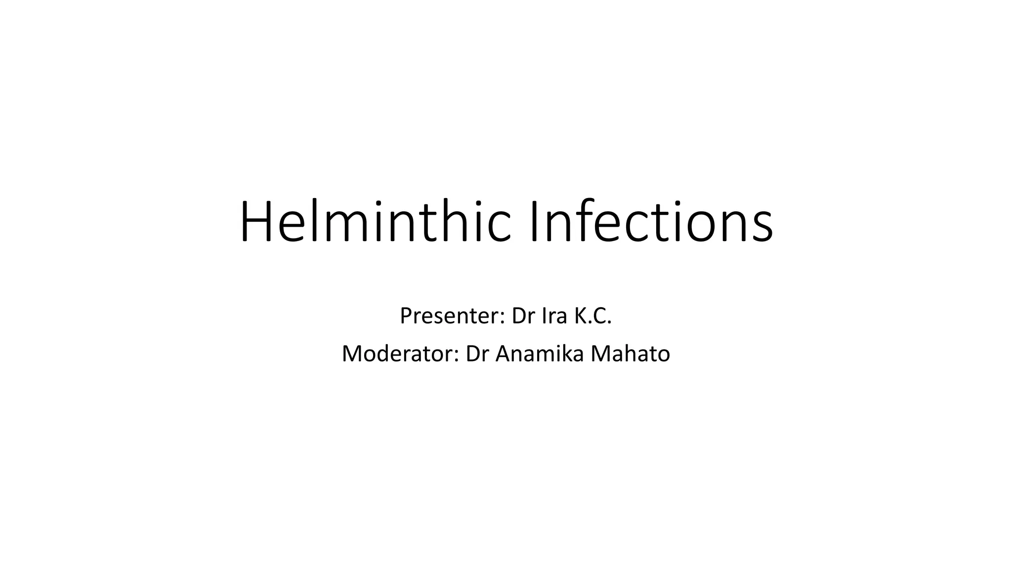 helminthic infections life cycle. pptx.. | PPT