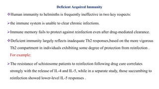 Helminth infections and host immune regulation | PPTX