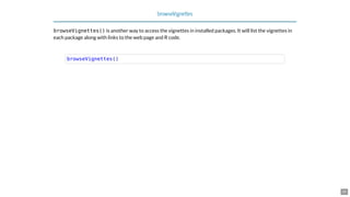 How to get help in R? | PPT