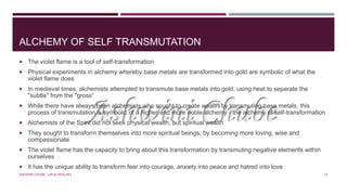 Energy Healing – Violet Flame Healing by Ms. Ashwini Chube | PPT