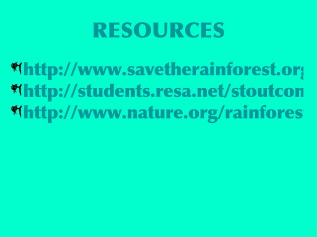 Help Save The Rainforest | PPT