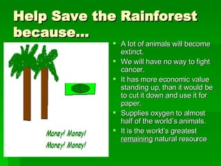 Help Save The Rainforest | PPT | Gardening | Home & Garden